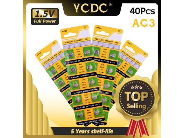 Click here for Wholesale 40x AG3 1.55 V AG3 Coin Alkaline Battery... prices