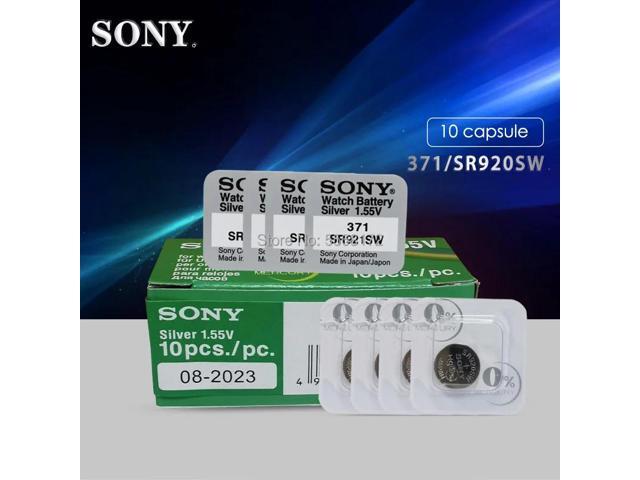 Click here for 10pcs For Sony 1.55V 45mAh AG6 371 SR920SW LR920 1... prices