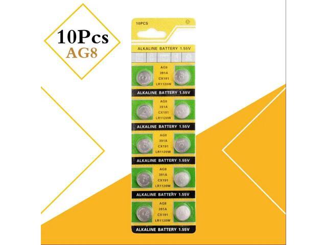 Click here for 10pcs 1.55v LR1120 LR 1120 AG8 Button Batteries 19... prices