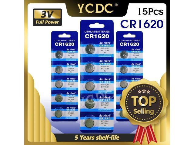 Click here for 15Pcs 3V Lithium Button/Coin Cell Battery CR1620 1... prices