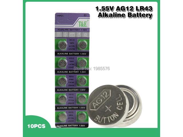 Click here for 10pcs/pack AG12 LR43 386 Button Batteries SR43 186... prices