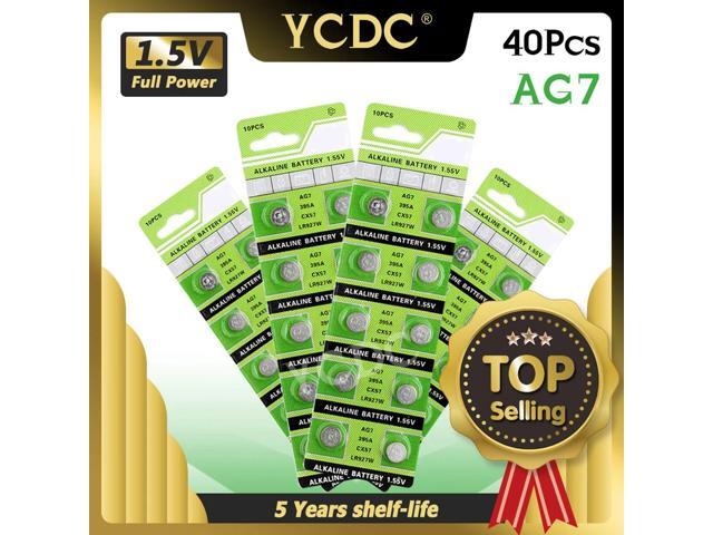Click here for 40PCS 1.55V AG7 LR927 LR 927 Alkaline Battery Butt... prices