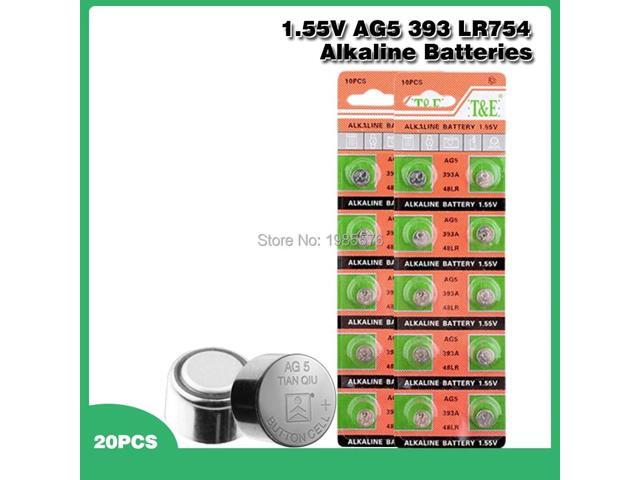 Click here for 20pcs 1.55v Ag5 D309 D393 G5 G5A L754 LR48 LR754 R... prices