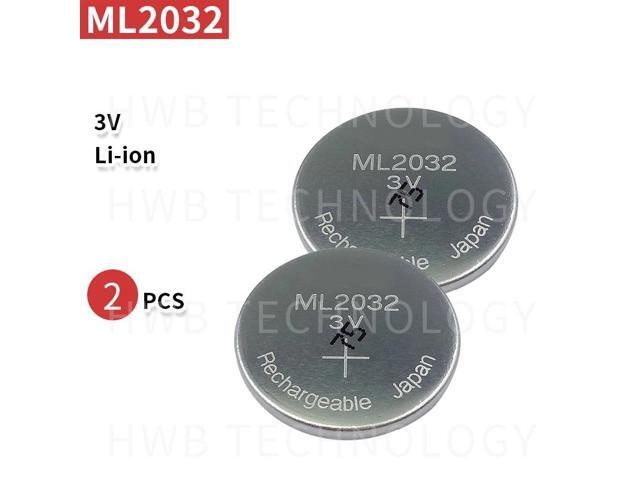 Click here for 2PC ML2032 3V Rechargeable lithium battery button... prices