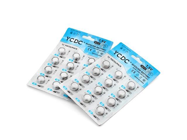 Click here for 24pcs/2card AG13 LR44 LR 44 Alkaline Button Coin B... prices
