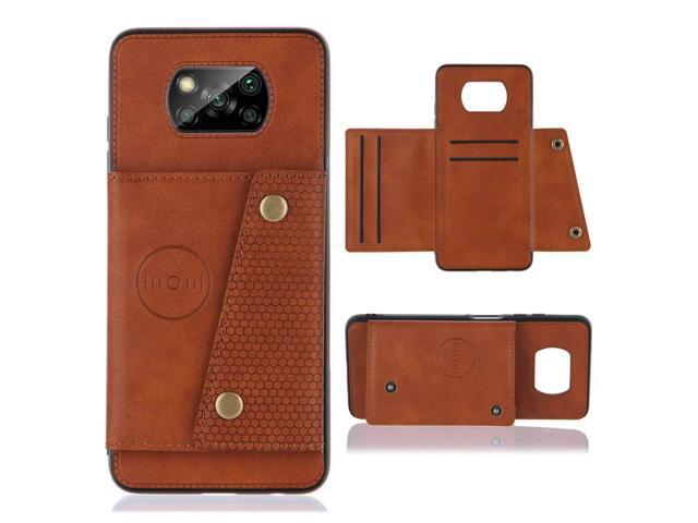 Click here for Poco X3 NFC X 3 3X Flip Case Leather Card Slot Car... prices