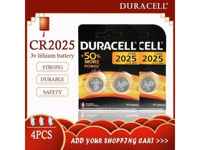 Click here for 4PCS for DURACELL CR2025 Button Cell Battery 3V Li... prices