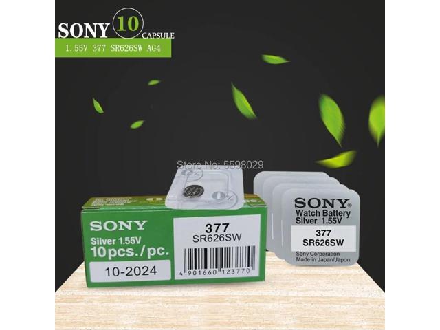 Click here for 10Pcs For Sony 377 Battery Single grain packing AG... prices