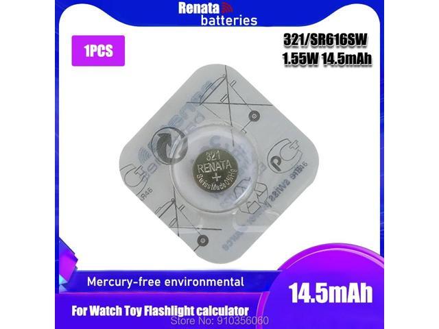 Click here for 1pc Renata 321 SR616SW 1.55V Silver Oxide Watch Ba... prices