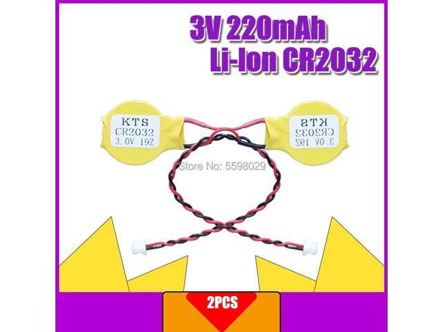 Click here for 2pcs KTS CR2032 CR2032W 3V 220mah lithium battery... prices