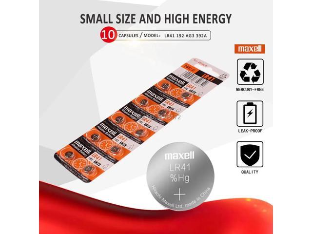 Click here for 10pcs/lot for Maxell LR41 Button Cell Batteries SR... prices