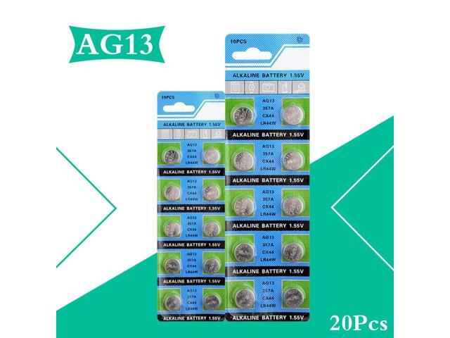 Click here for 20pcs AG13 Button Battery 1.5V LR44 L1154 RW82 RW4... prices