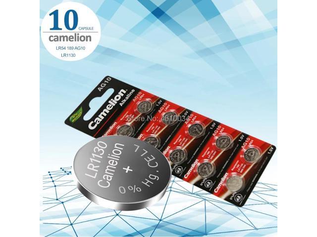 Click here for 10pcs/lot AG10 389 LR54 SR54 SR1130W Camelion Batt... prices