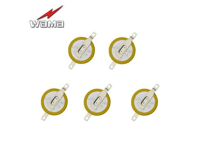 Click here for 5x Wama CR1616 Button Cell Batteries Tabs 3V 2 Fee... prices