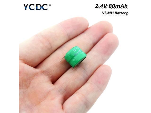 Click here for 2.4 Volt 80mAh Rechargeable Button Battery Ni-MH L... prices