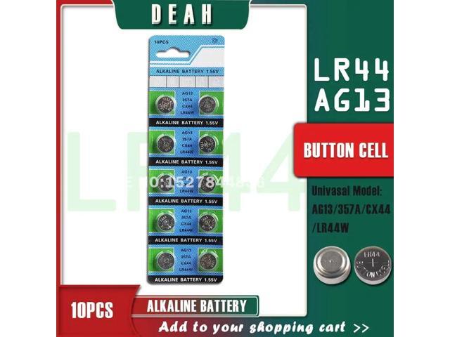Click here for DEAH 10PCS 1.55V AG13 LR44 Alkaline Cell Coin Batt... prices