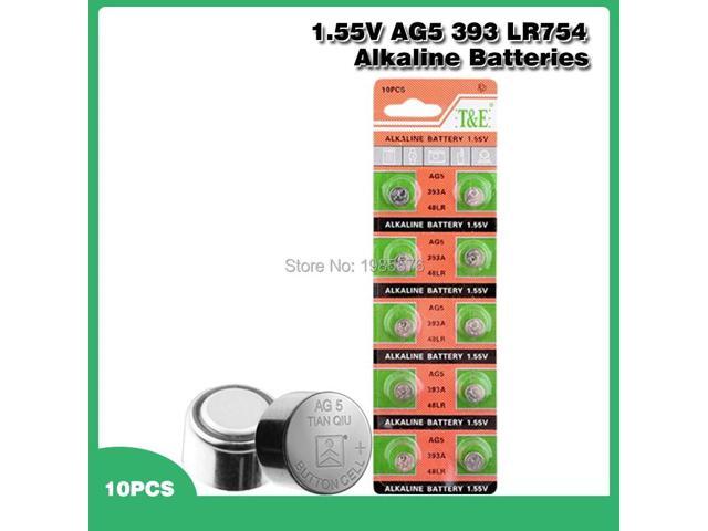 Click here for 10pieces 1.55V AG5 Coin Cell Alkaline Battery D309... prices