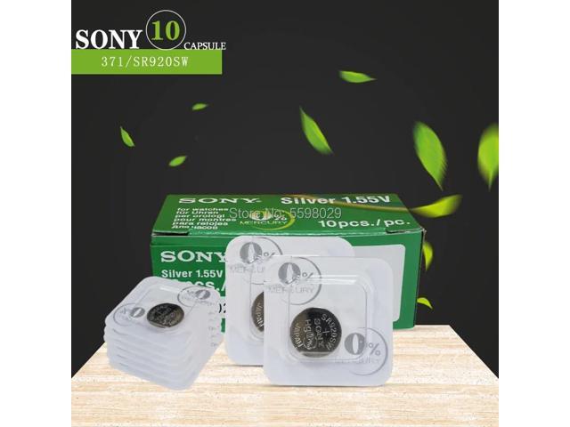 Click here for 10Pc For Sony AG6 SR920 SR920SW 371 1.55V Single g... prices
