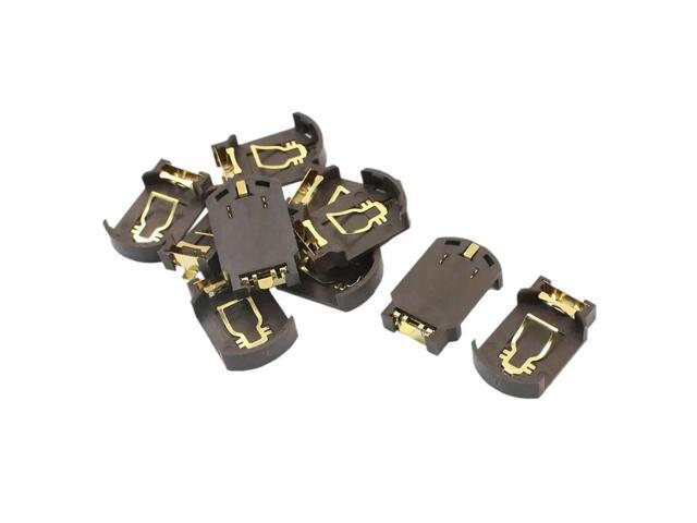 Click here for 10 x CR2032 plastic button cell battery base holde... prices