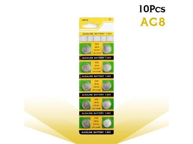 Click here for 10pcs/pack AG8 LR1120 391 SR1120 Button Batteries... prices