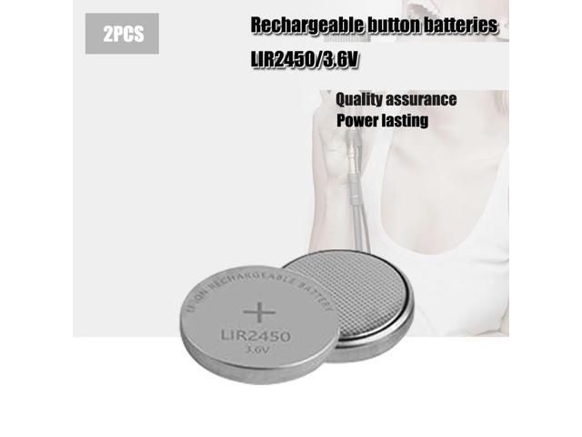 Click here for 2Pcs LIR2450 2450 Rechargeable Li-ion 3.6V Battery... prices