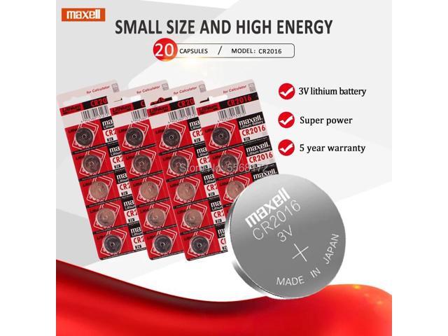 Click here for 20Pcs For maxell CR2016 3V Lithium li-liom Battery... prices