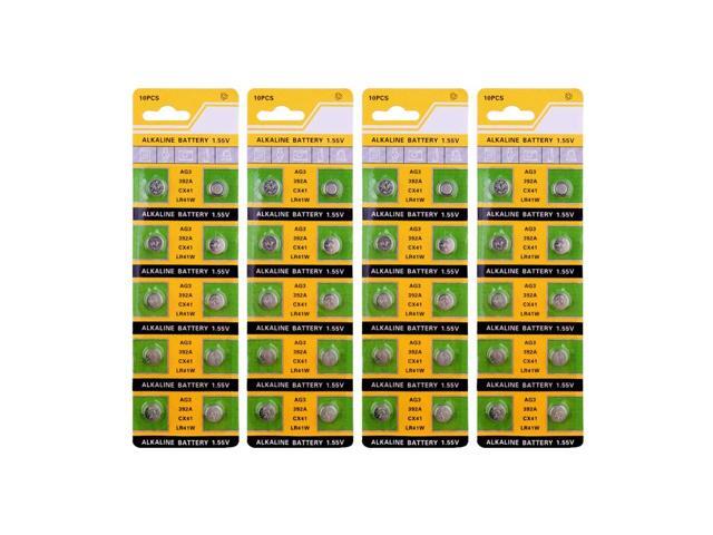 Click here for 100PCS 1.55V AG3 LR41 Alkaline Cell Coin Battery S... prices