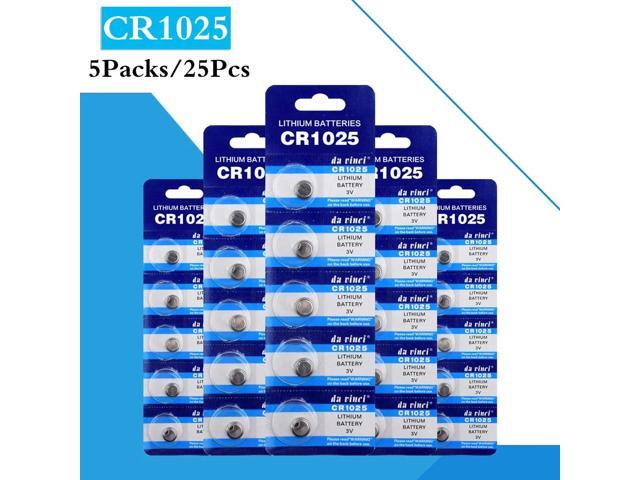 Click here for 25PCS/ 5 Pack CR1025 Button Batteries DL1025 BR102... prices