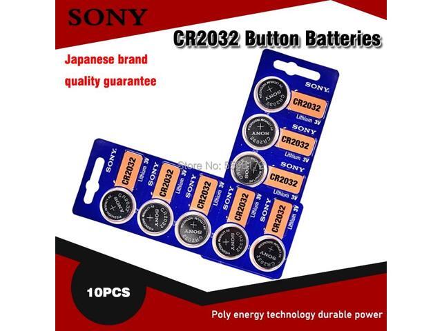 Click here for 10pcs/lot for sony CR2032 3V Lithium Battery For W... prices