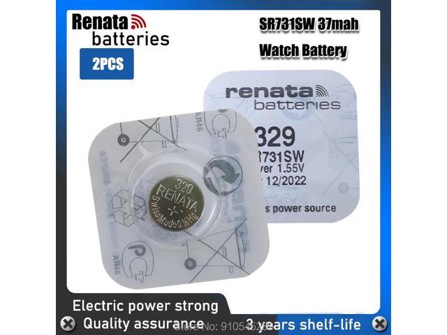 Click here for 2PCS RETAIL Brand Renata LONG LASTING 329 SR731SW... prices