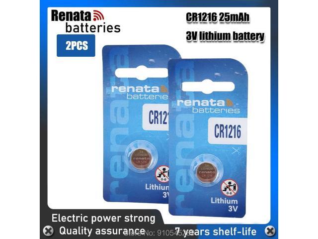 Click here for 2PCS RENATA CR1216 CR 1216 1216 Watch Clock Lithiu... prices