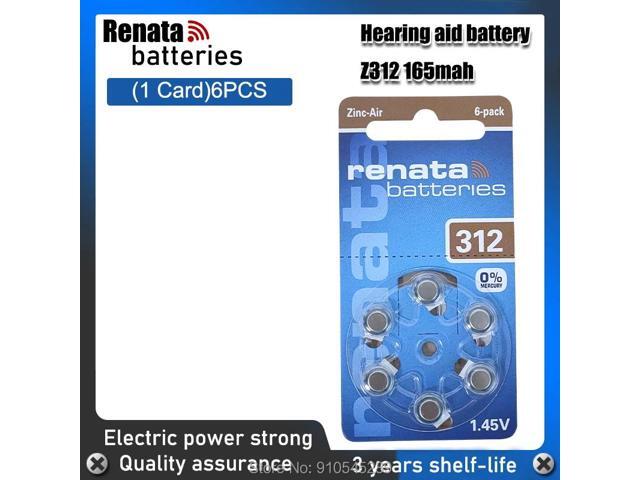 Click here for 1pack(6PCS) RENATA 312 P312 PR41 1.45V Advanced He... prices