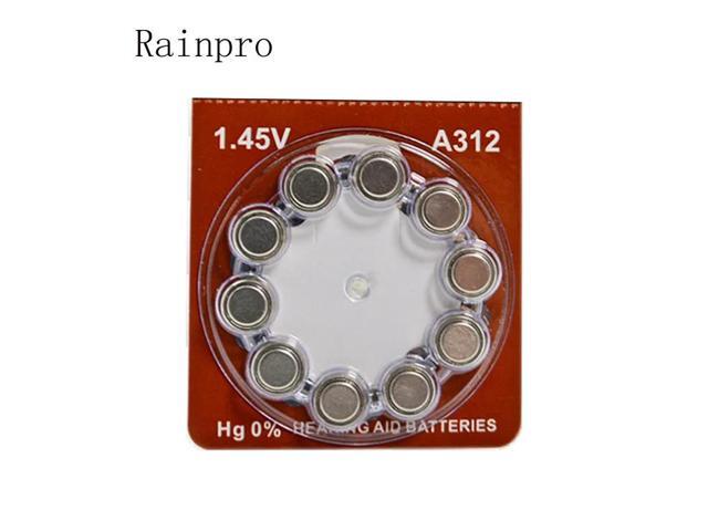 Click here for Rainpro 50PCS/LOT A312 PR41 1.45V Hearing Aid Batt... prices