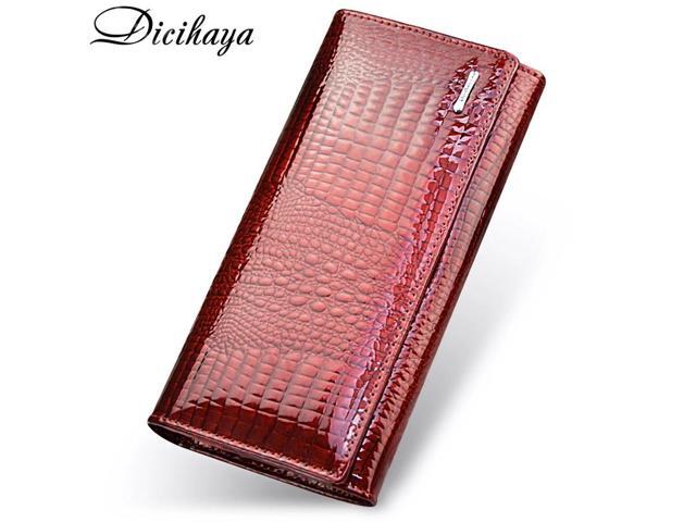 Click here for DICIHAYA Genuine Leather Womens Wallets Fallow Lon... prices
