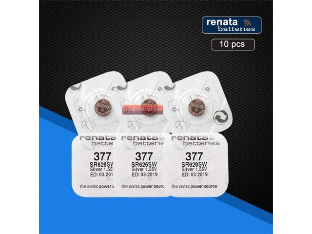 Click here for 10pack Renata 377 Brand LONG LASTING SR626SW SR626... prices