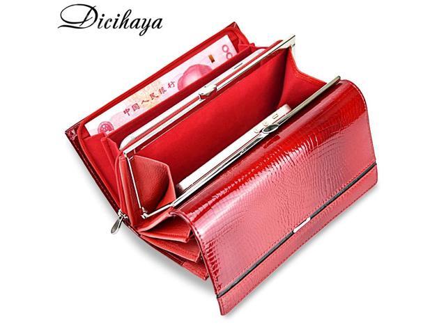 Click here for DICIHAYA Genuine Leather Women Wallet Multifunctio... prices