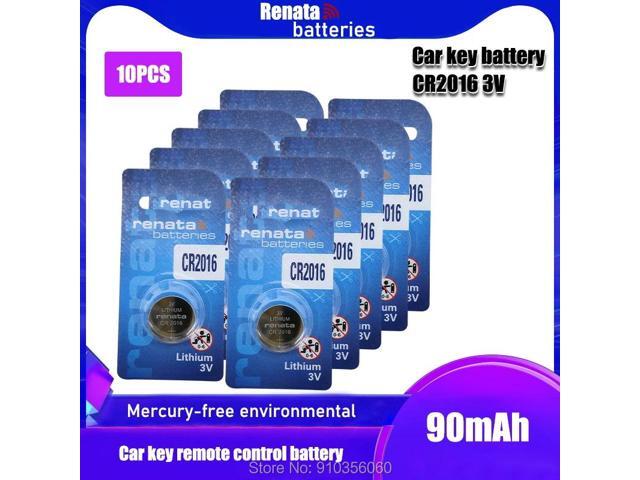 Click here for 10pcs FOR RENATA CR2016 Button Batteries 3V CR 201... prices