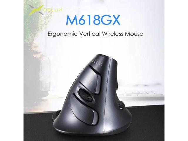Click here for Delux M618 GX Ergonomic Vertical Wireless Mouse 6... prices