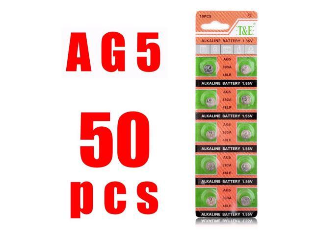 Click here for 50pcs/pack 1.55V LR754 AG5 393 SR754W SR48 393A 48... prices