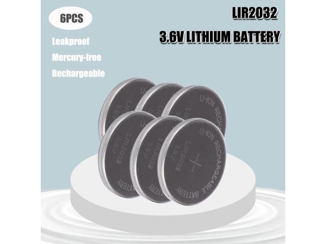 Click here for 6PCS LIR2032 3.6V Button Cells Li-ion Rechargeable... prices