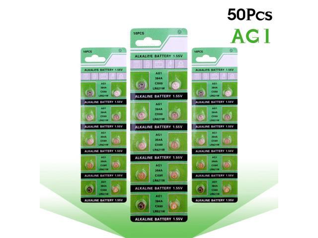 Click here for 50PCS Watch Battery AG1 1.55V 364 SR621SW LR621 62... prices