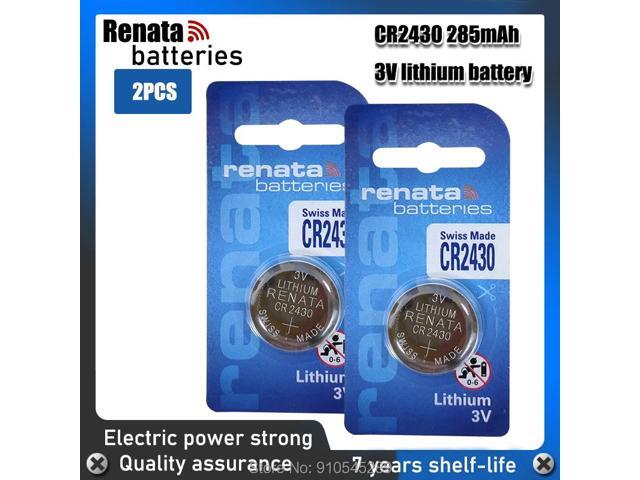 Click here for 2pc/lot RENATA CR2430 CR 2430 3V Lithium Button Ce... prices