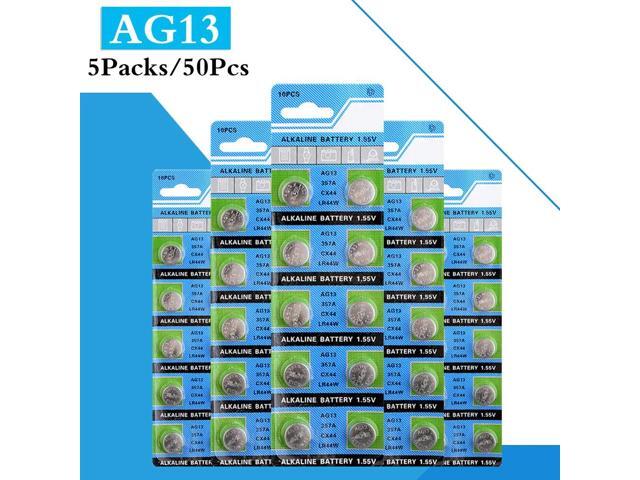 Click here for 50PCS/ 5 Pack AG13 1.5V LR44 L1154 RW82 RW42 SR115... prices