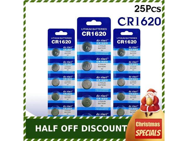 Click here for High Eenergy CR1620 Batteries 25Pcs BR1620 DL1620... prices