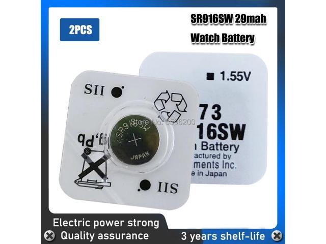 Click here for 2PCS FOR SEIZAIKEN 1.55V SR916SW Silver Oxide Watc... prices