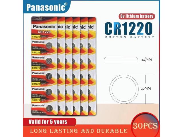Click here for 30PCS/lot CR1220 Button Cell Battery 3V Lithium Ba... prices
