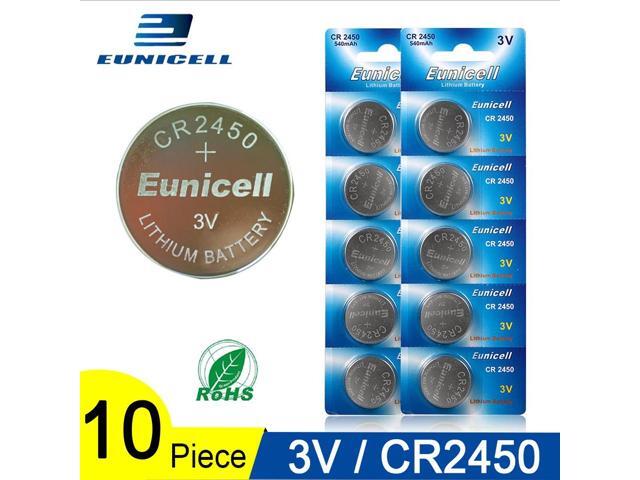 Click here for 10PCS 350mAh Button Battery 3V CR2450 CR 2450 ECR2... prices