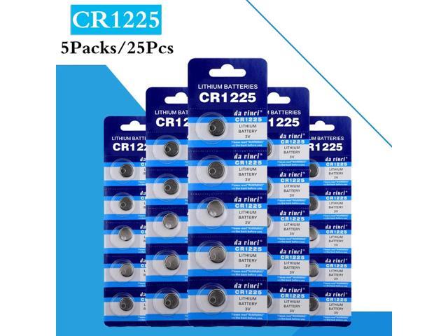 Click here for 25PCS/ 5 Pack CR1225 Button Batteries LM1225 BR122... prices