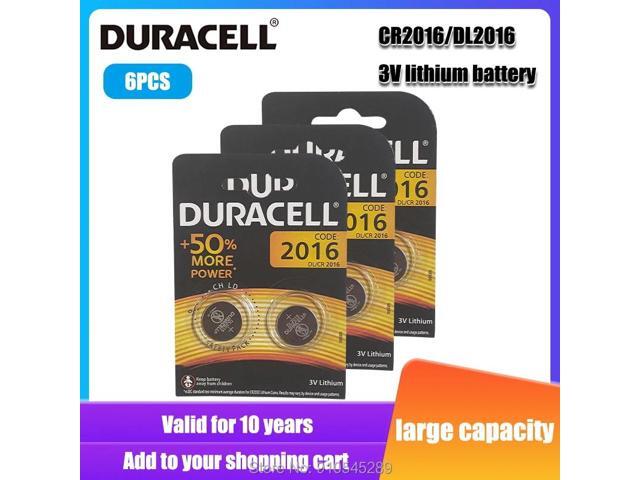 Click here for 6PCS for DURACELL CR2016 Button Cell Battery 3V Li... prices