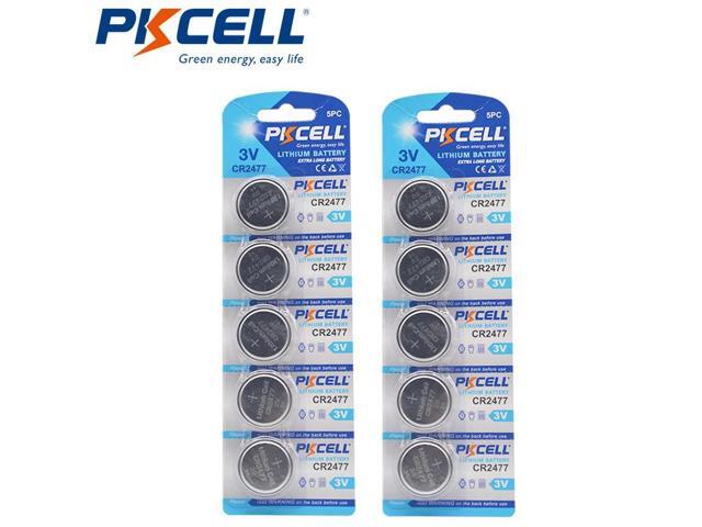 Click here for 10Pcs/PKCELL 3V CR2477 Lithium Battery DL2477 ECR2... prices